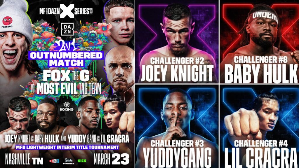 Misfits Boxing 013 Unveiled: X Series 13 Confirmed For Nashville On ...