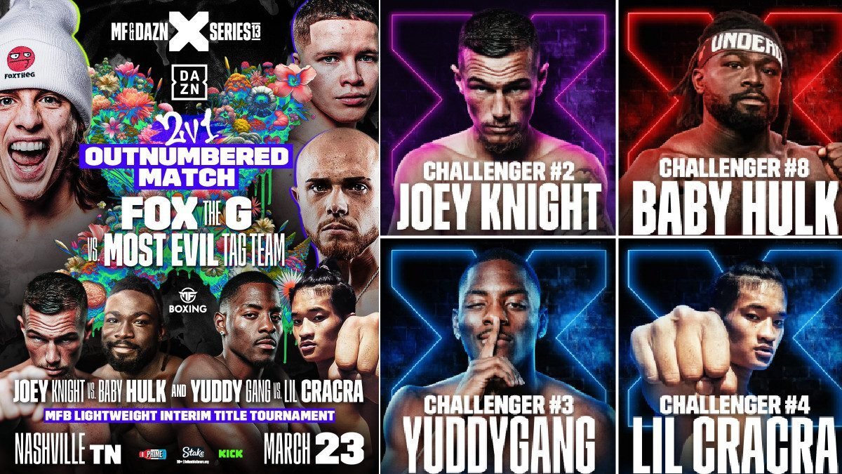 Misfits Boxing 013 Unveiled: X Series 13 Confirmed For Nashville On ...