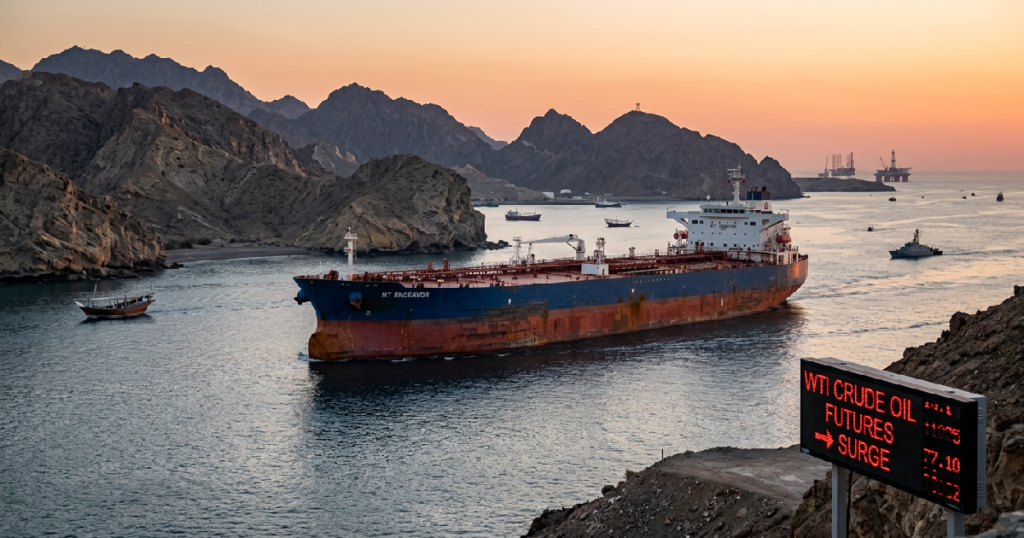 Iran Suspends US Talks, Blocks Strait Of Hormuz; WTI Crude Up 5%